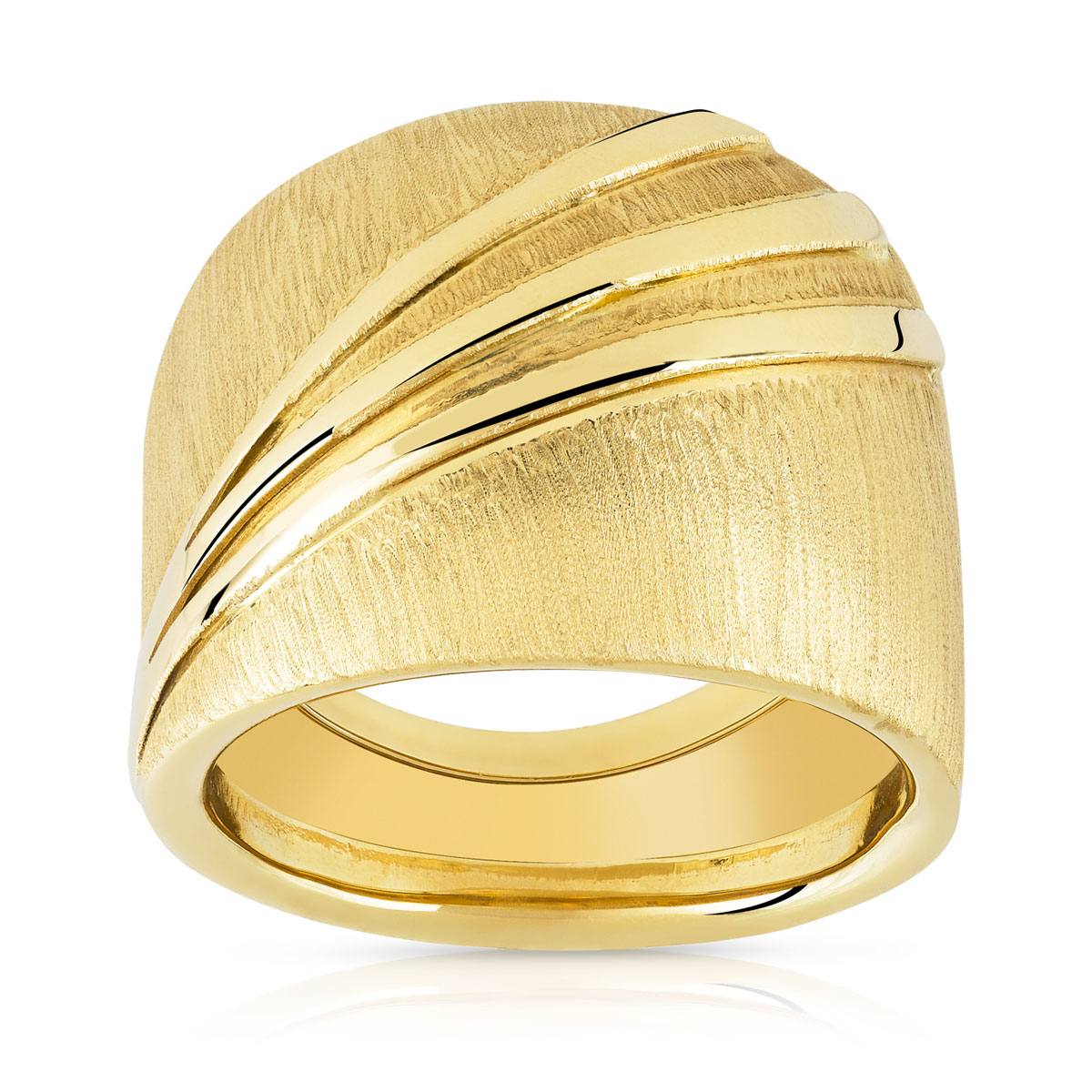 Bague or 375 jaune - Femme - Bague | MATY