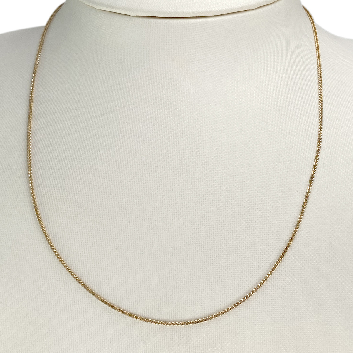 Secondhand 375 yellow gold chain with fancy link design | MATY