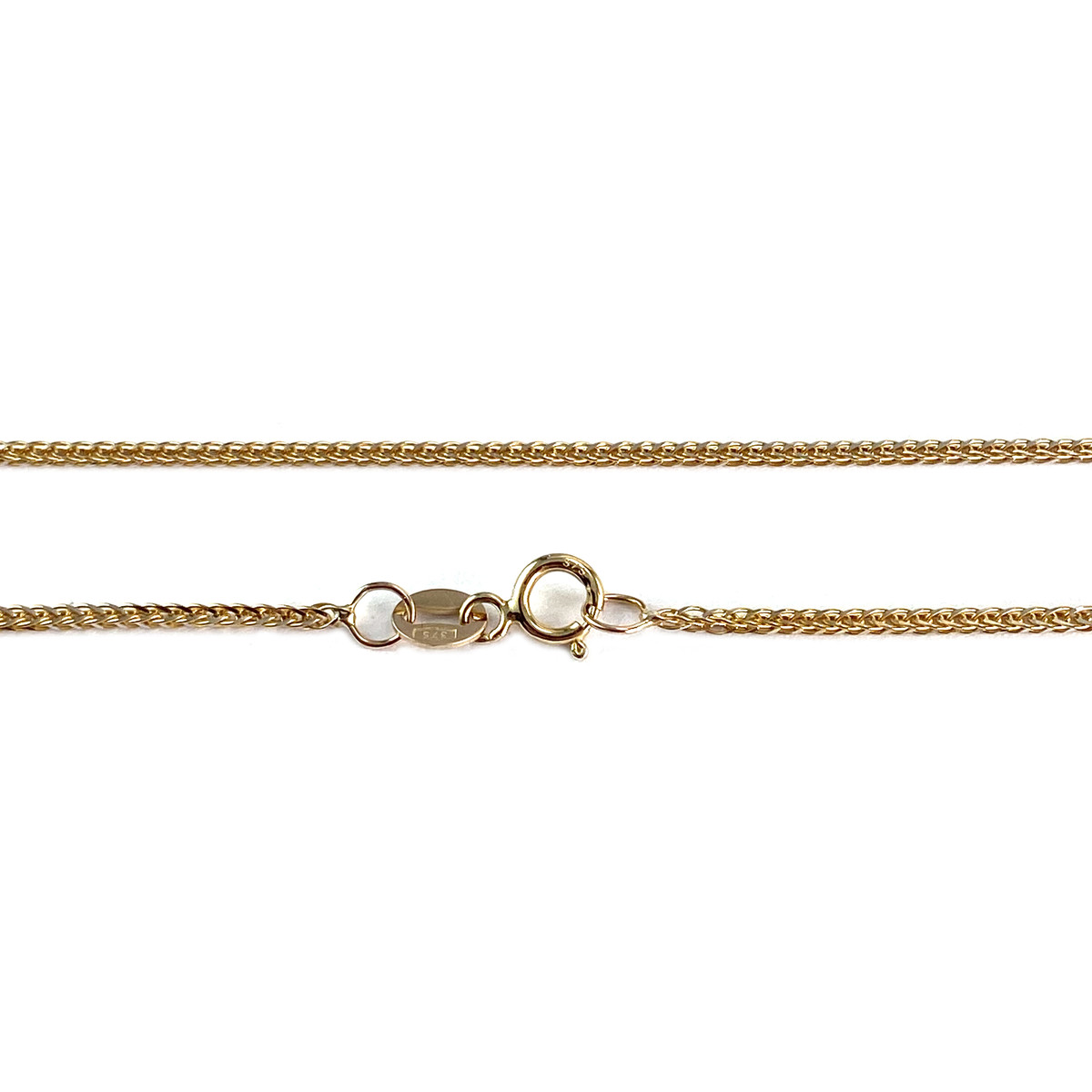 Secondhand 375 yellow gold chain with fancy link design | MATY