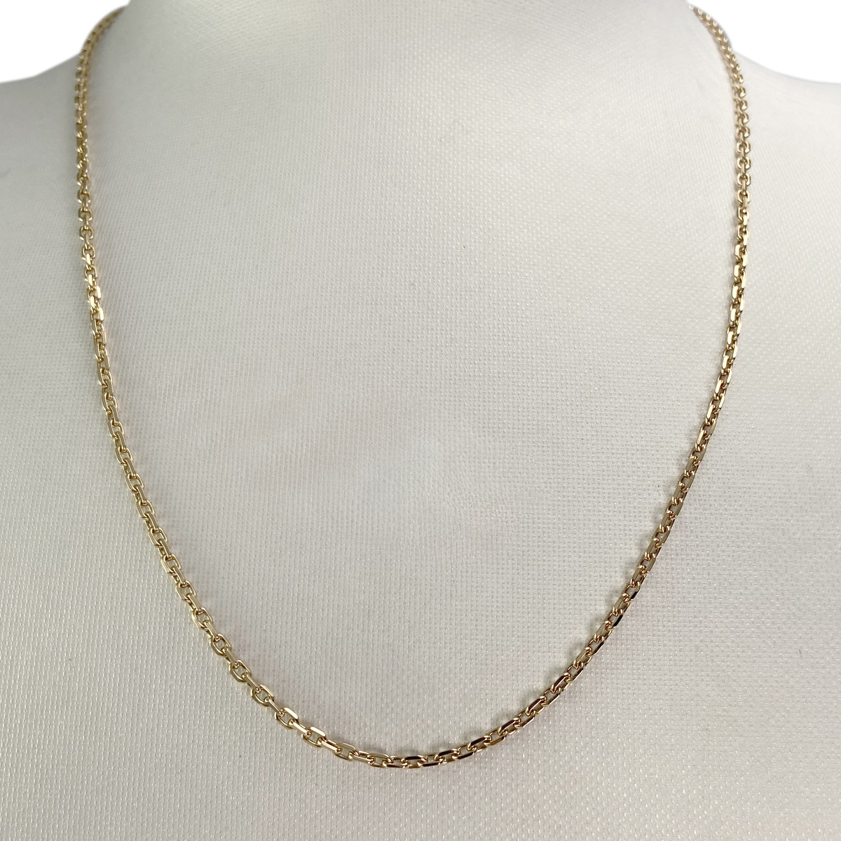 Chaîne d'occasion or 750 jaune maille forçat | MATY