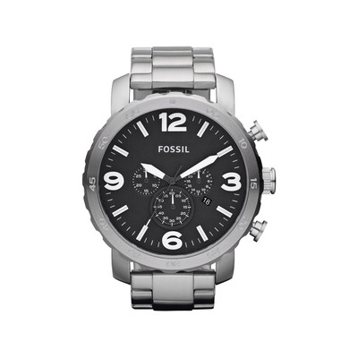 montre homme fossil acier