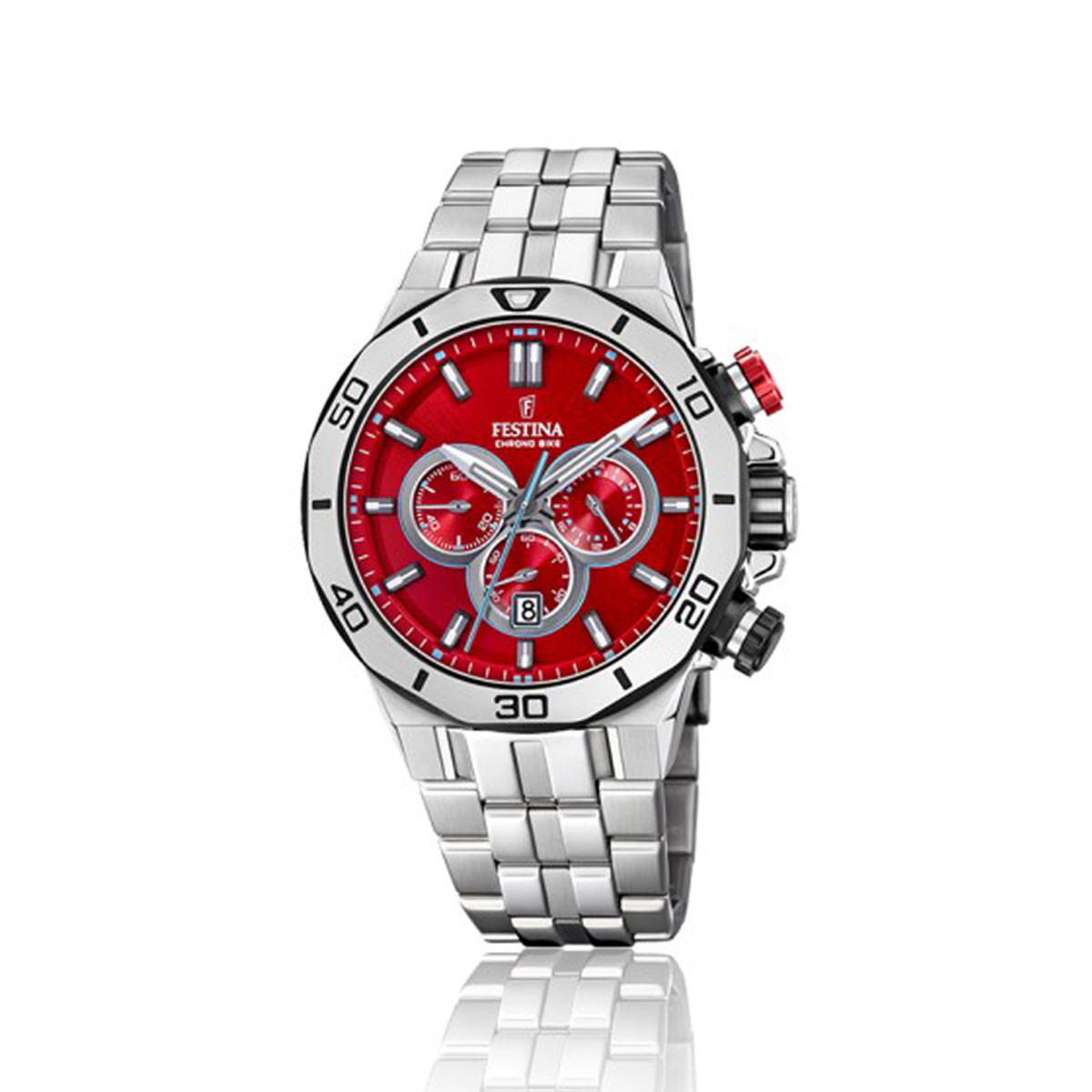 Montre Festina homme chrono bike rouge - Homme - modèle F20448/B | MATY