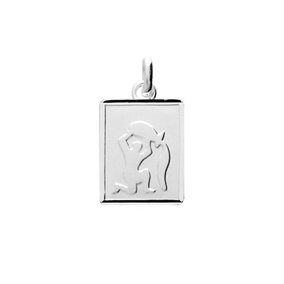 Pendentif mixte - Argent 925 - Signe Astrologique - Verseau TOUS MES ...