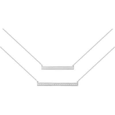 Collier multi-chaînes en Acier PHEBUS | MATY