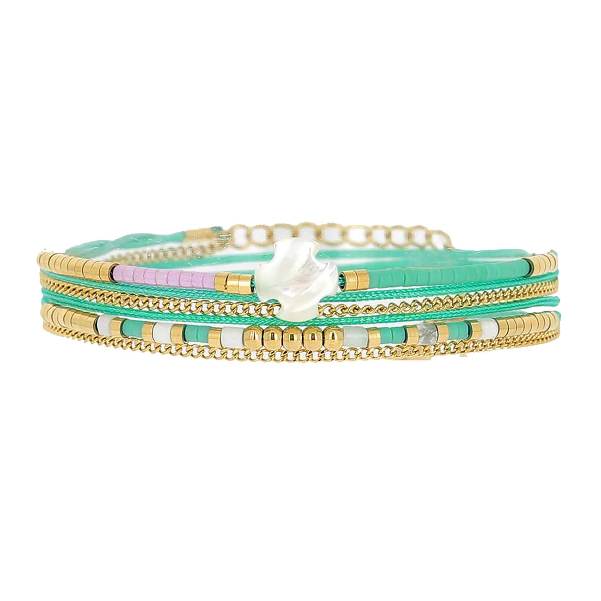 Bracelet Zag Bijoux multirangs - Femme - Bracelet souple | MATY