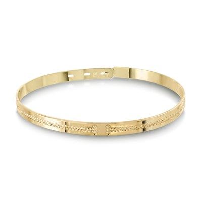 Jonc plaqué or jaune Andrea ENOMIS PARIS | MATY