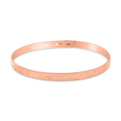 Jonc plaqué or rose Etoile filante ENOMIS PARIS | MATY