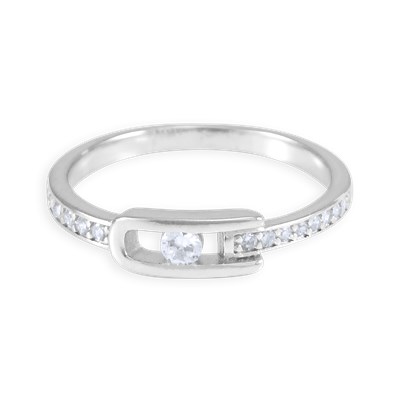 Bague en argent 925 rhodié avec oxydes de zirconium NEOLIA BIJOUX PARIS ...