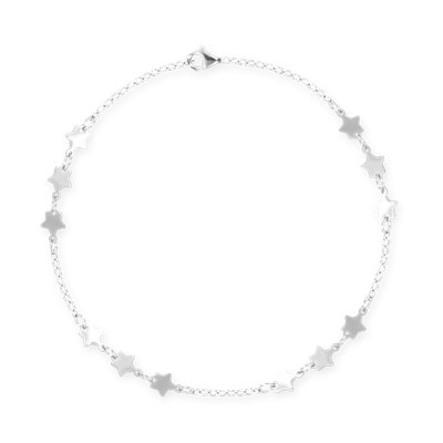 Bracelet étoiles en acier argenté NEOLIA BIJOUX PARIS | MATY