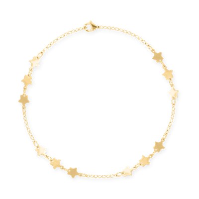 Bracelet étoiles en acier plaqué jaune NEOLIA BIJOUX PARIS | MATY
