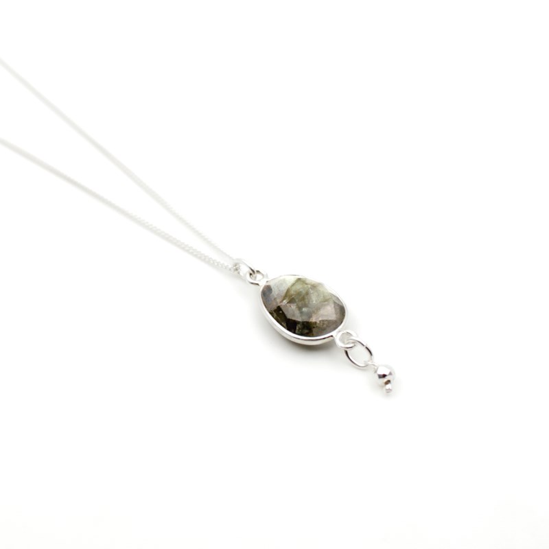 Collier pierre labradorite - LOUISE L ATELIER DES DAMES | MATY