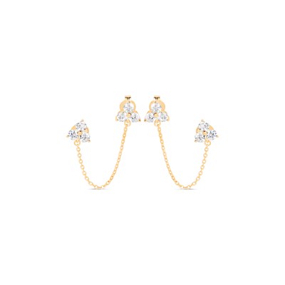 Boucles d'oreilles Lucy plaqué or ENOMIS PARIS | MATY