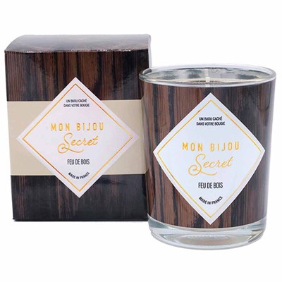 Bougie Bijou FEU DE CHEMINEE Collier doré MON BIJOU SECRET | MATY